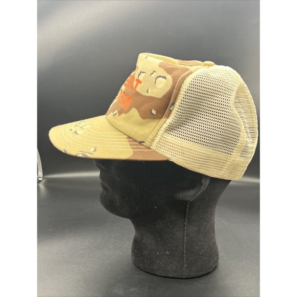 SKM | Accessories | Operation Desert Storm Camo Snapback Hat Cap W ...
